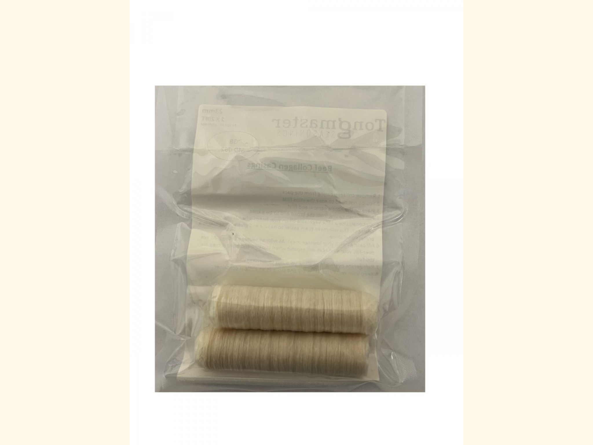 2 x 23mm Collagen Sausage Casings (40ft Pack)