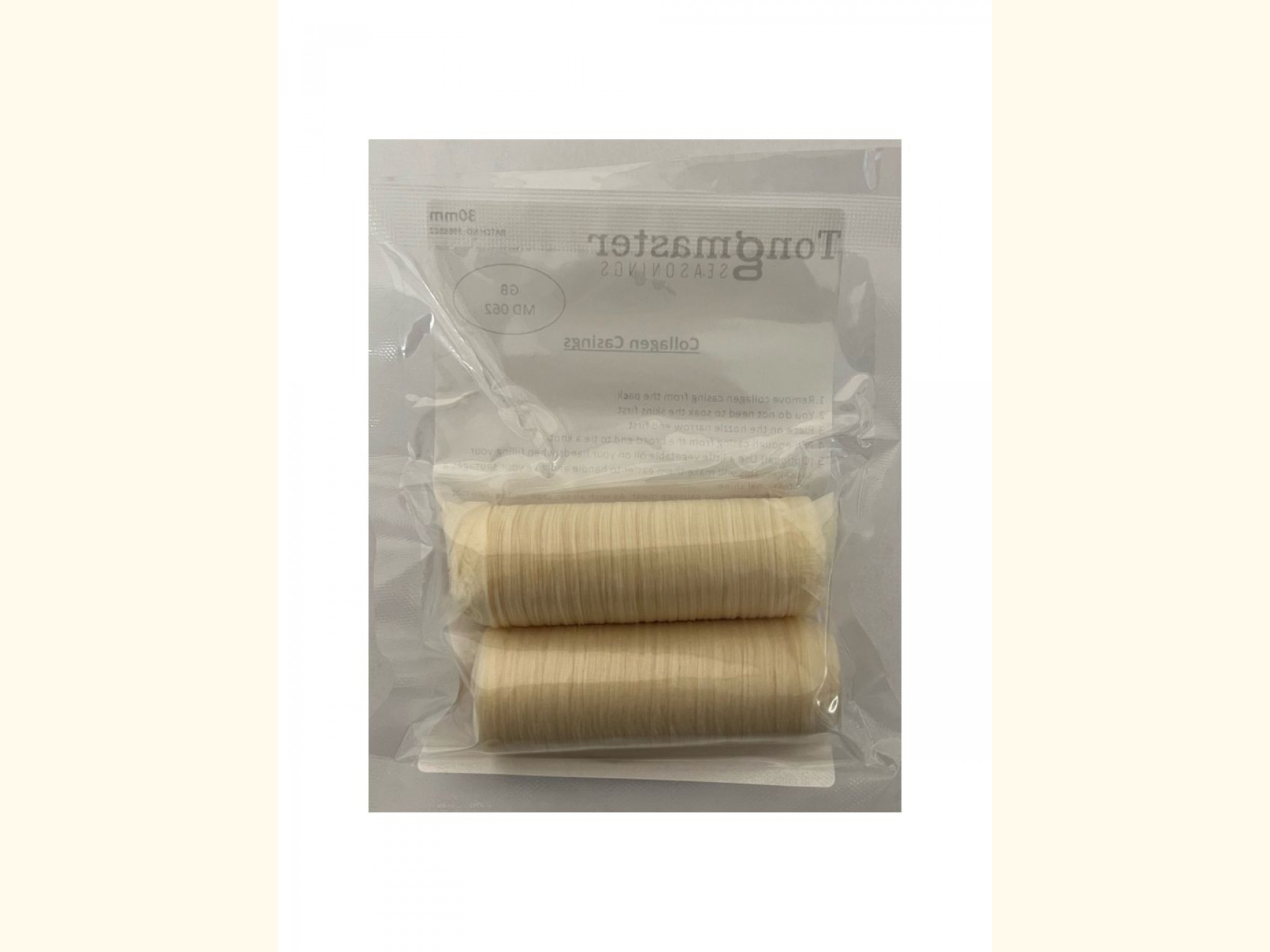 2 x 30mm Collagen Sausage Casings (33ft pack)