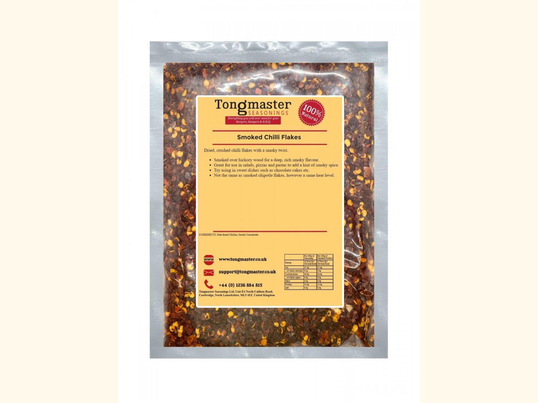 Smoked Dried Chilli Flakes - 100g