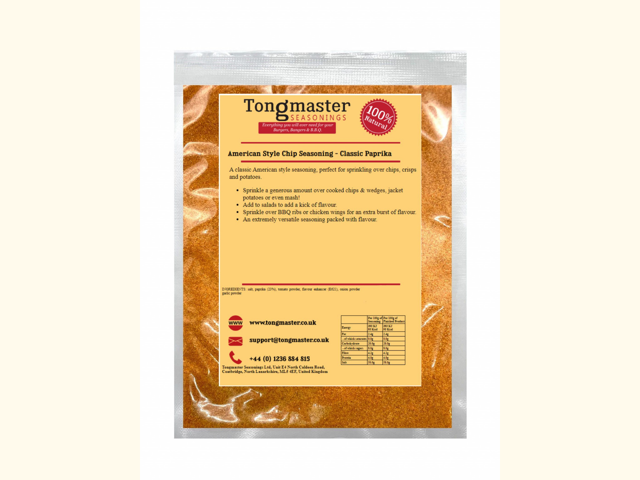 American Chip Spice - Classic Paprika - 1kg