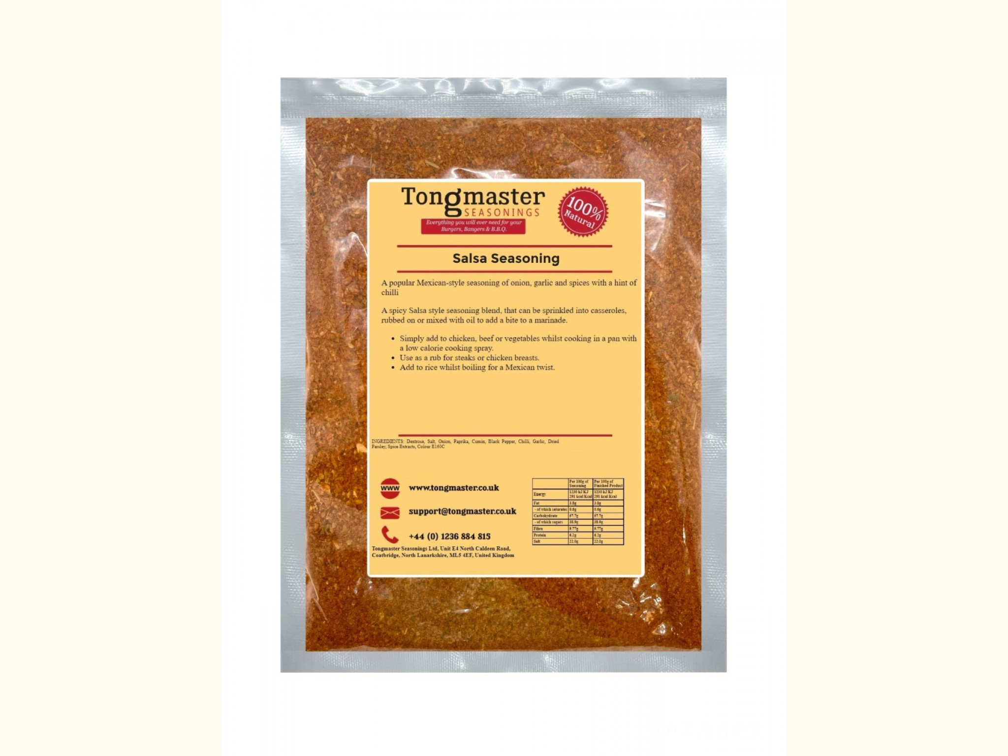 Salsa Seasoning - Spice 2kg