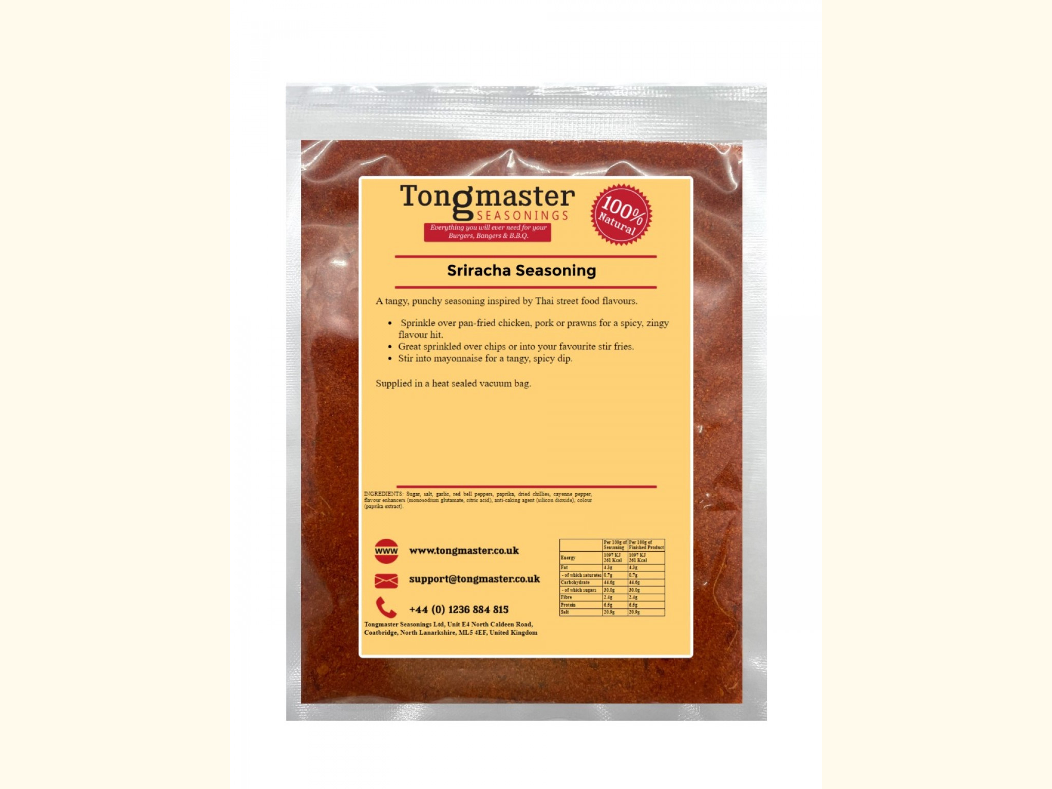 Sriracha Seasoning Powder - 100g