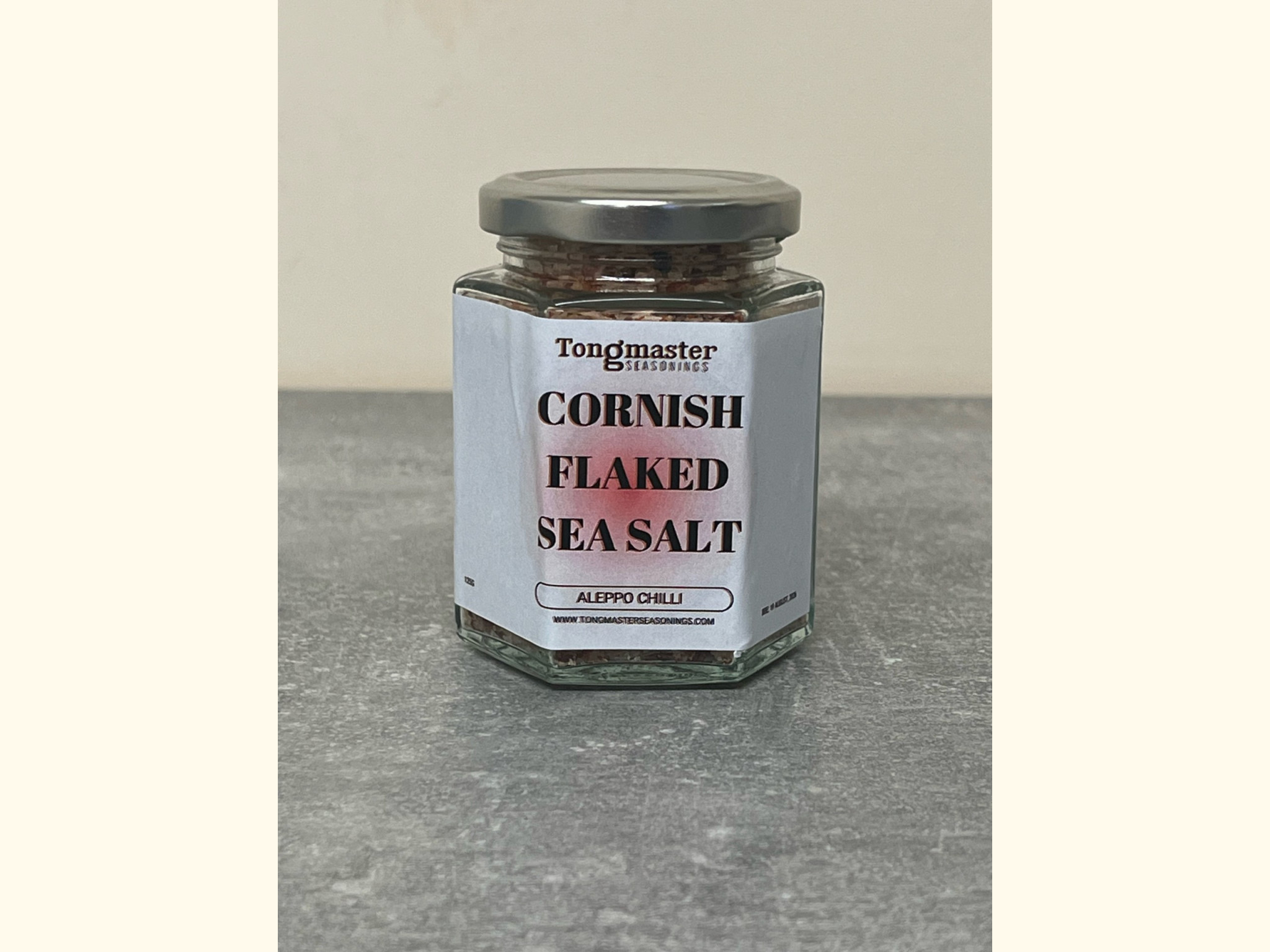 Tongmaster Aleppo Chilli Cornish Flaked Sea Salt - 125g