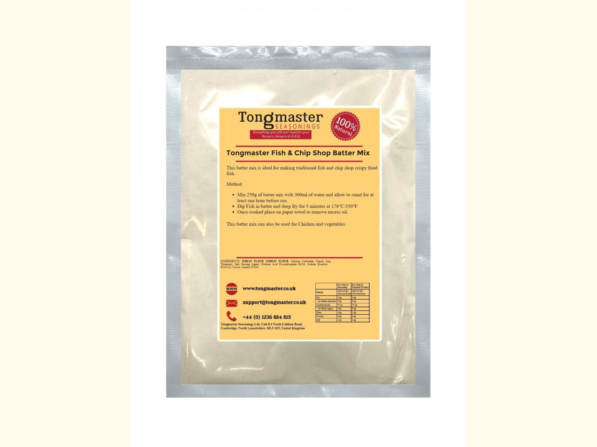 Tongmaster Fish and Chip Shop Batter Mix
