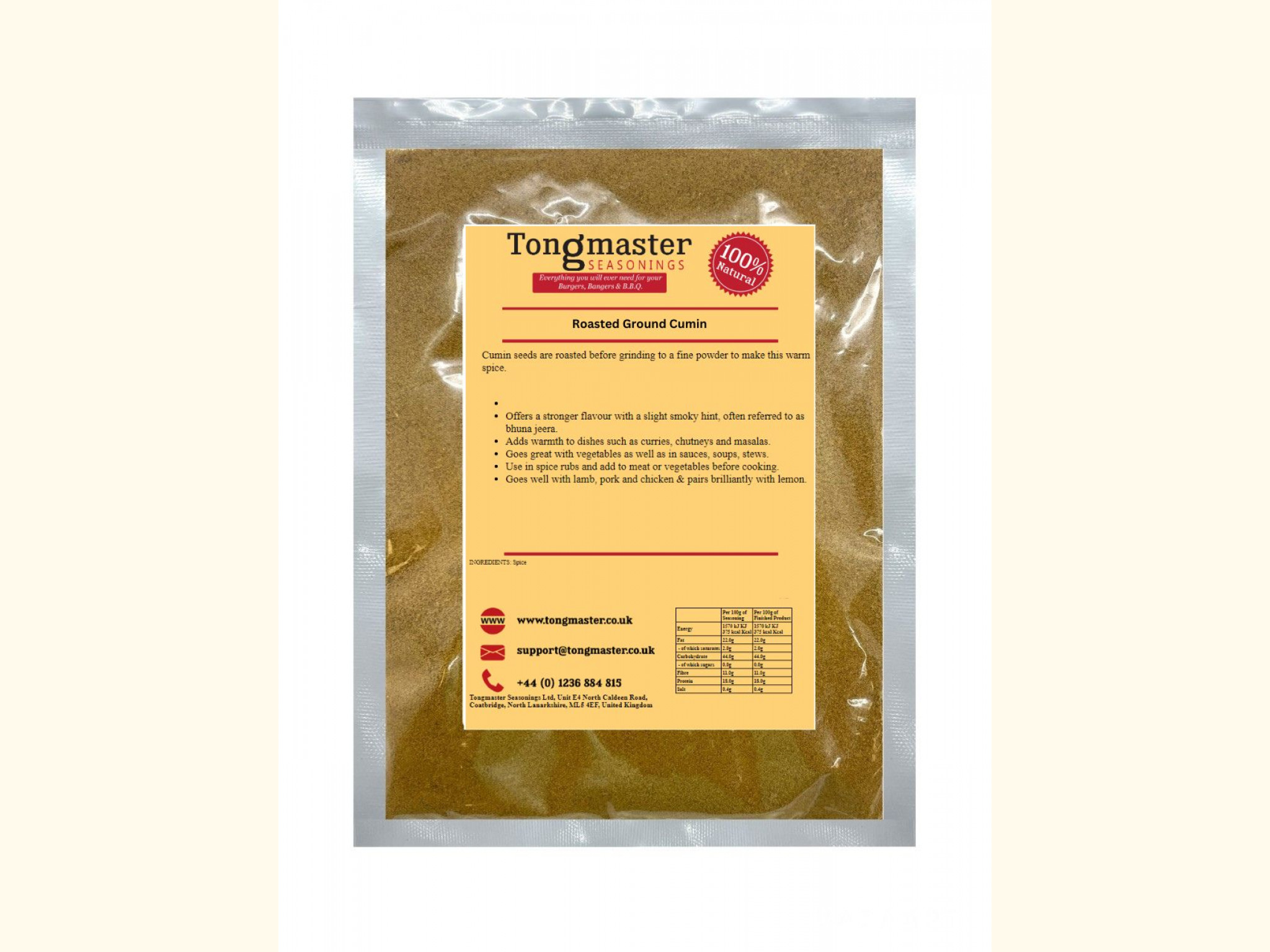 Roasted Ground Cumin - 100g