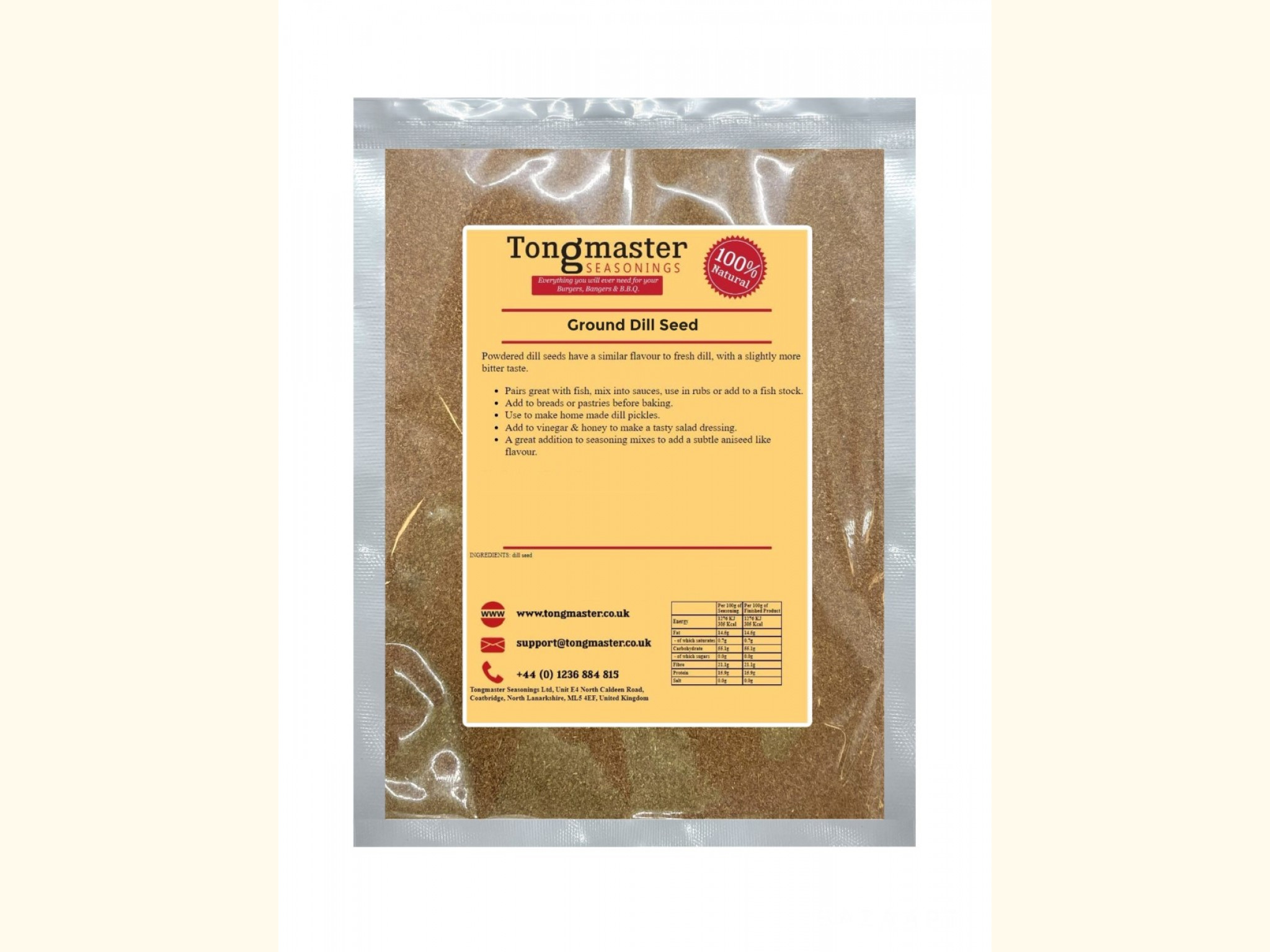Ground Dill Seed - 1kg