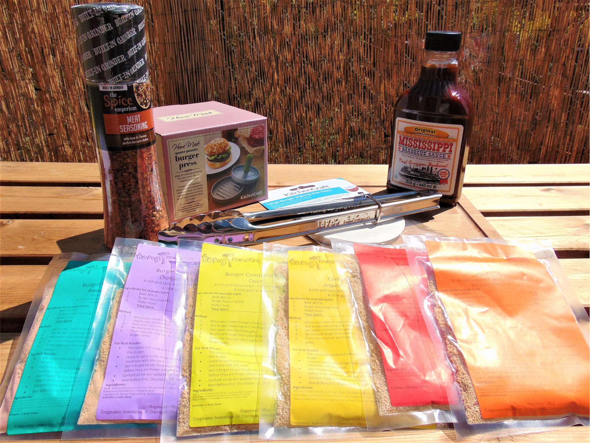 Complete Burger Starter Kit - Heavy Duty Burger Press included - (Pack 3)