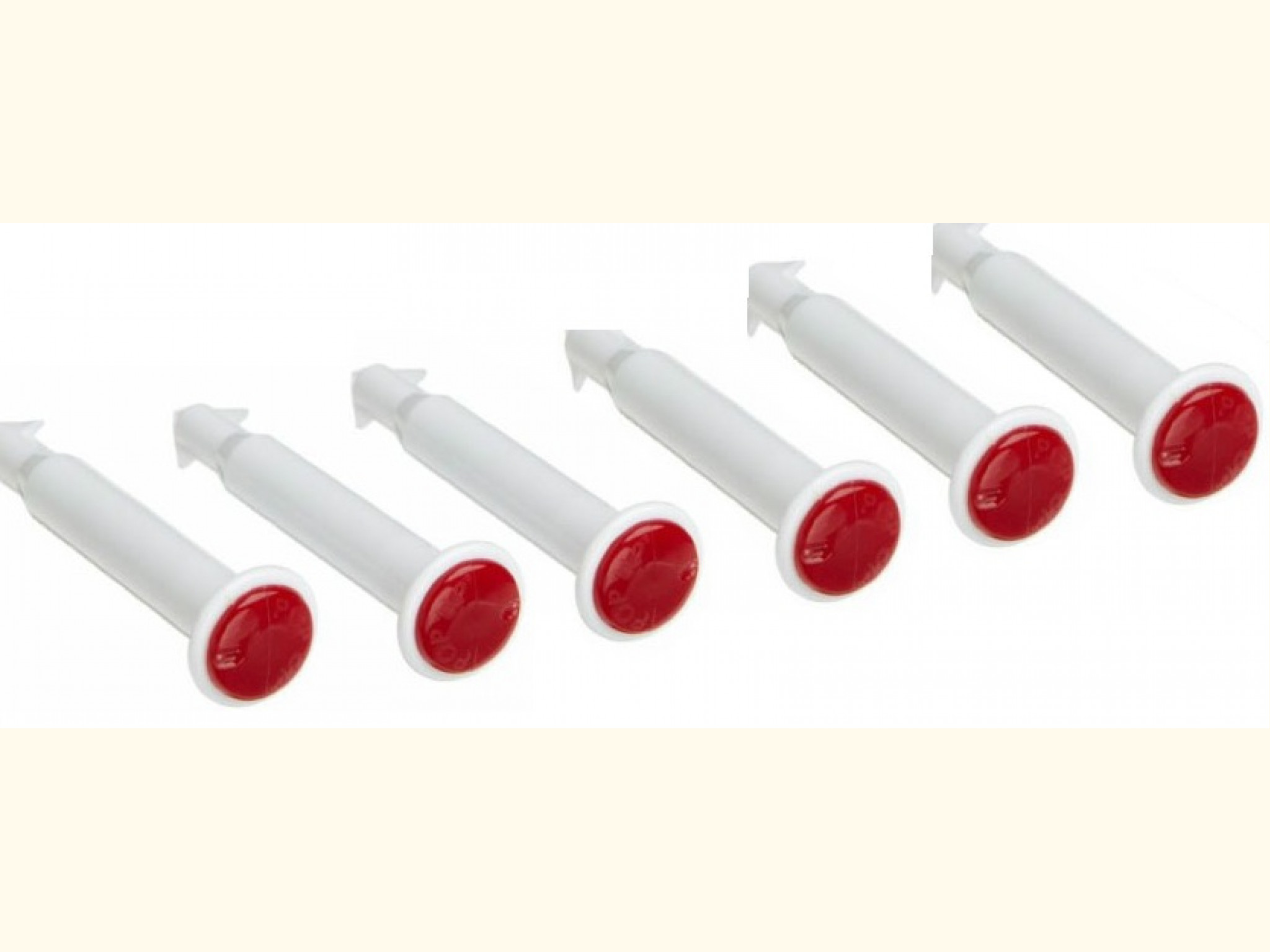 6 x Disposable Pop Up Timer/Thermometer