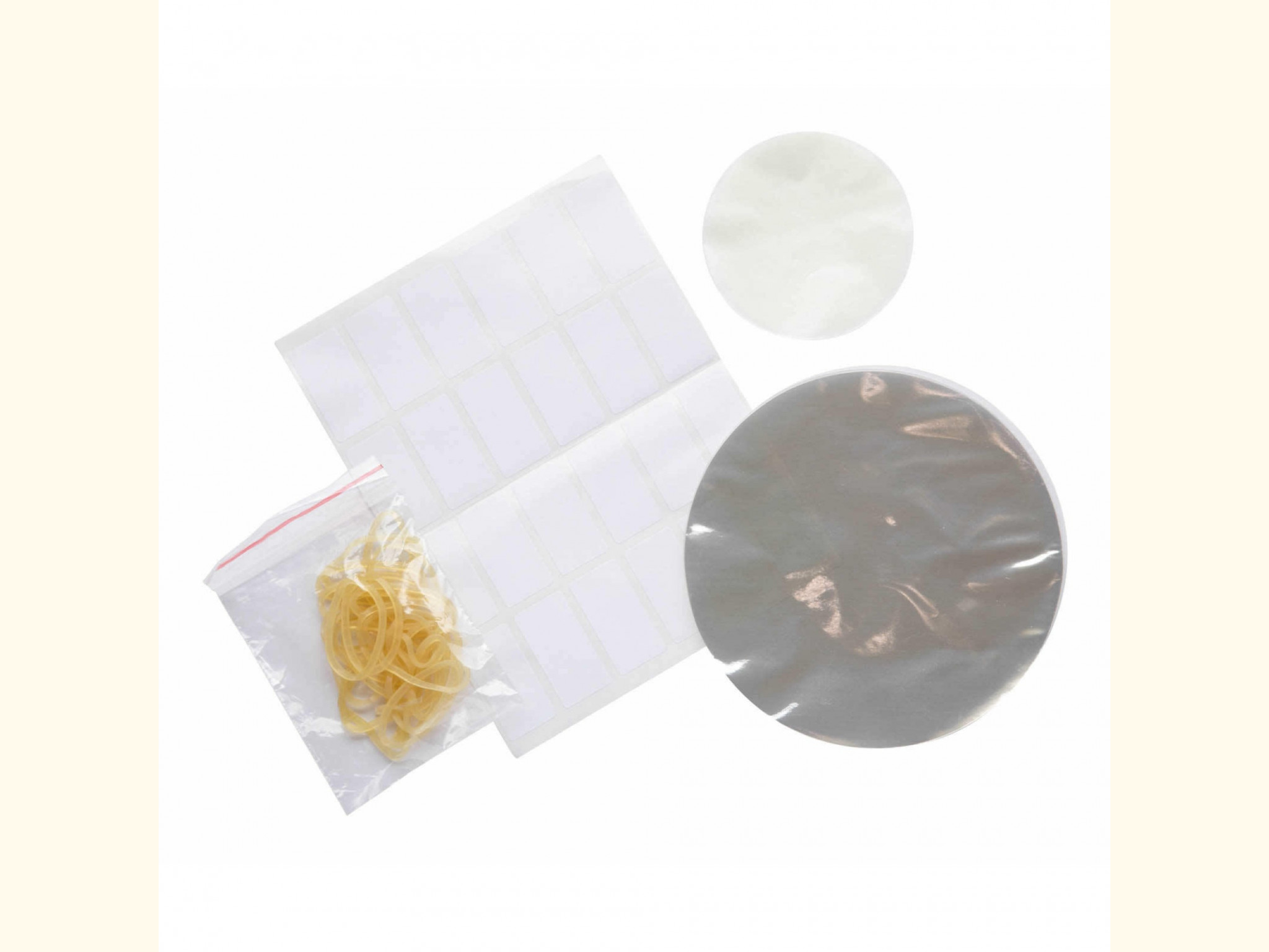 2 x 24 Pack Jam Jar Cover Kit (for 454g/1lb Jam/Preserve Jars)