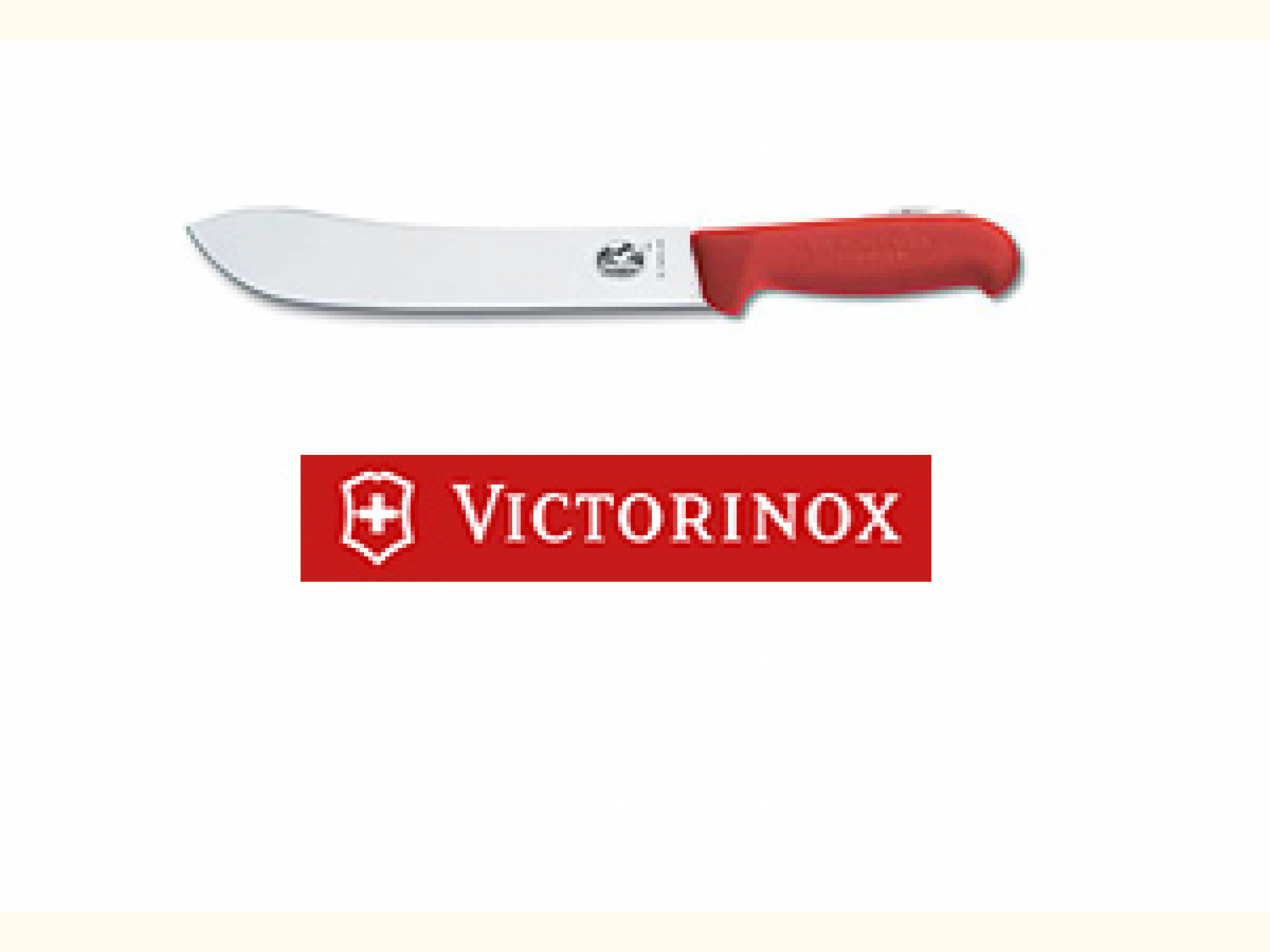 10" Butchers RED Steak Knife Wide Tip Blade Free UK Post