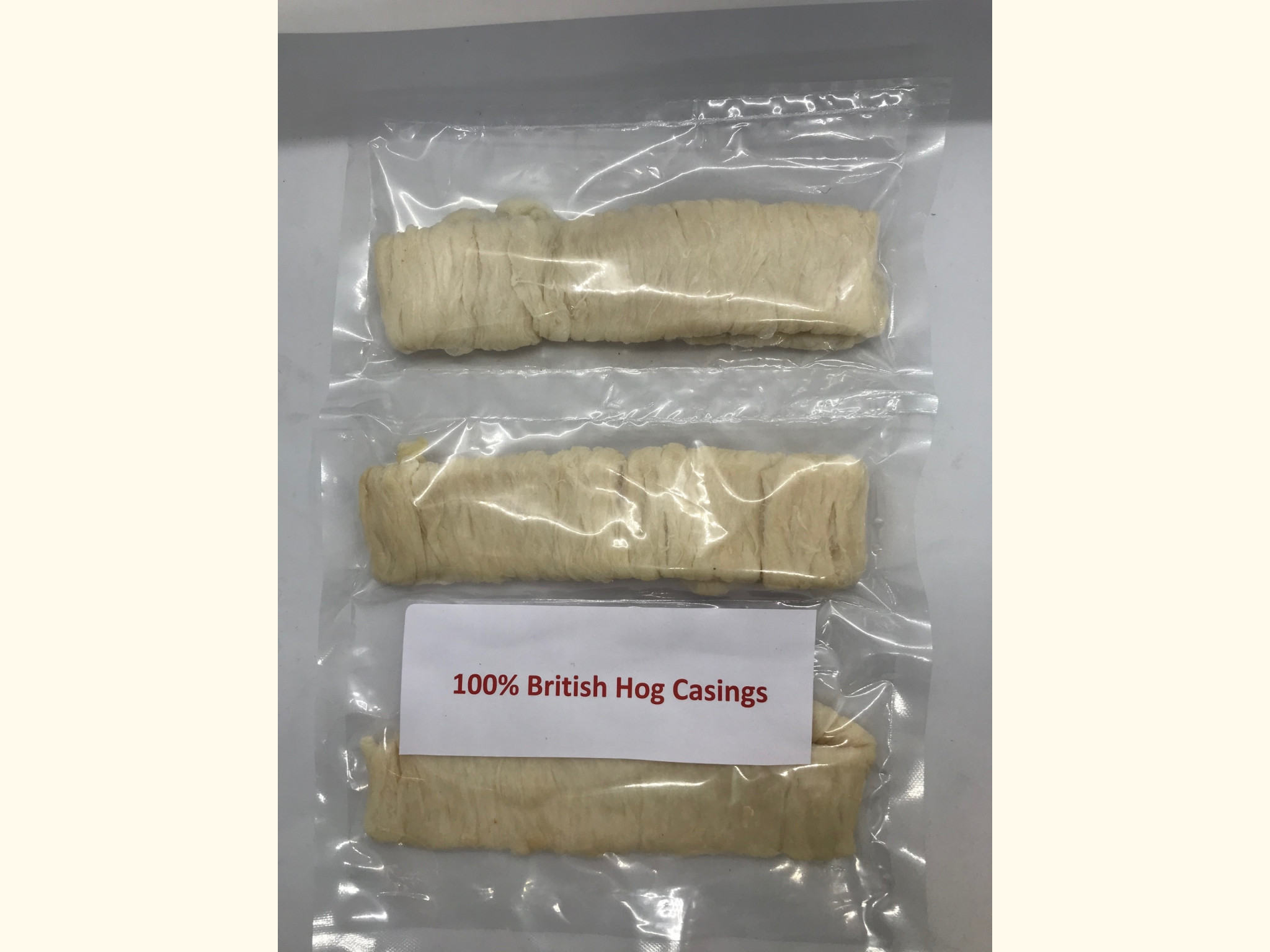 3 x 5m Natural Hog Casings/Sausage Skins