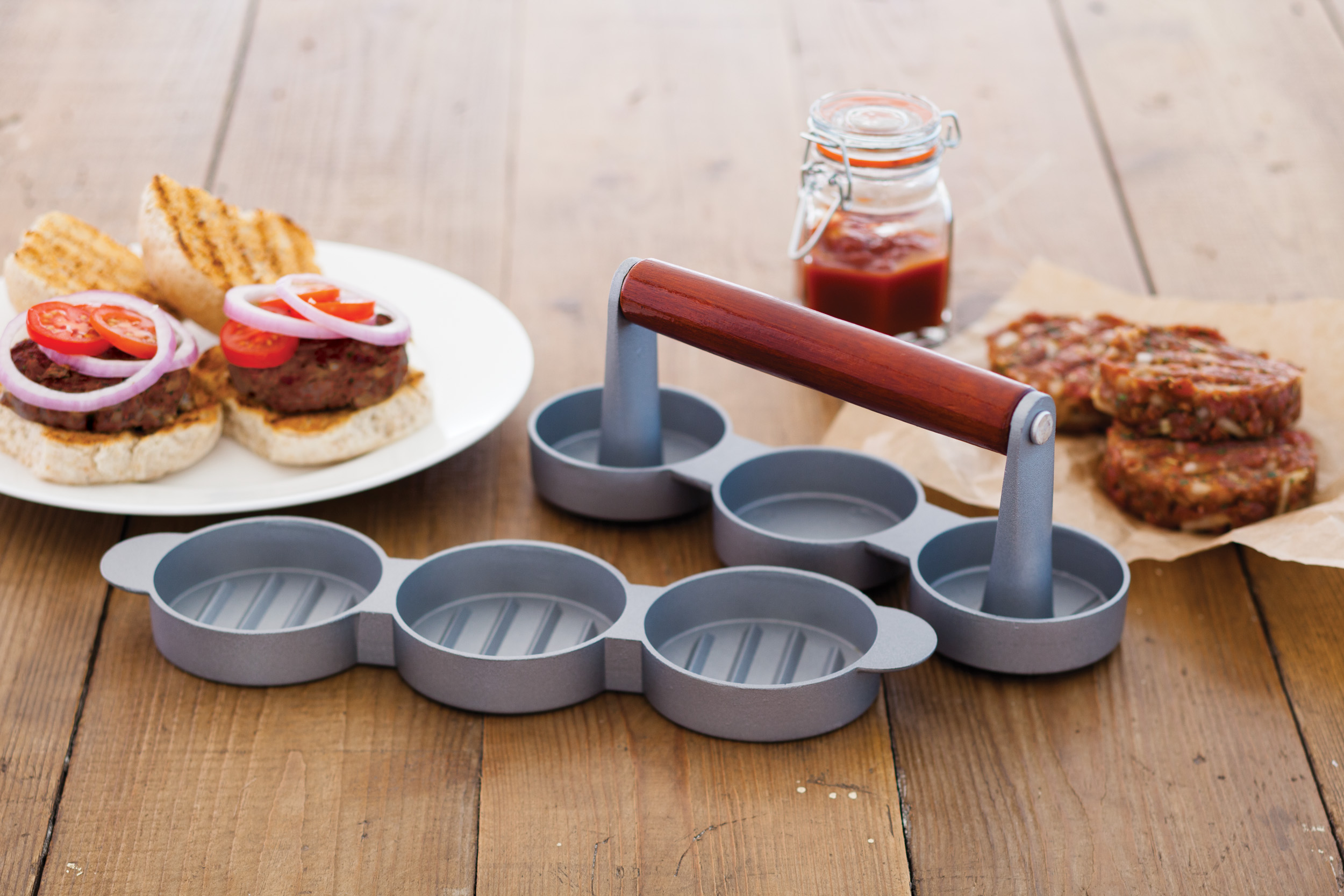 Mini Burger Press + Free Burger Mix 5055845000017 | eBay